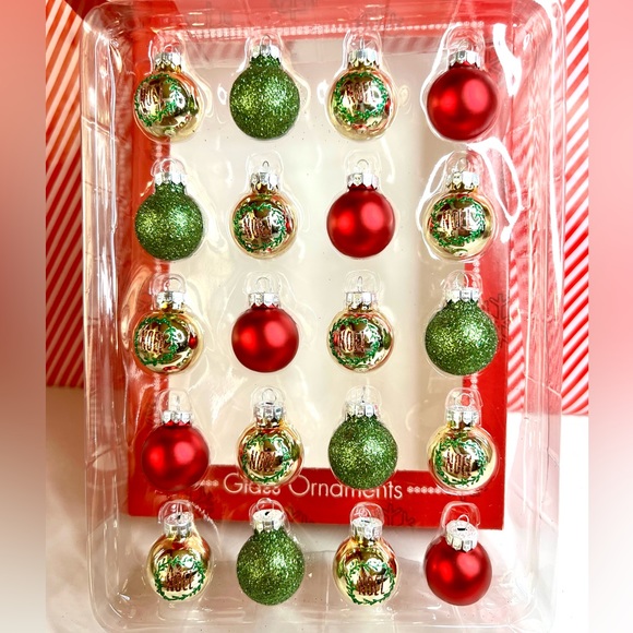 rauch industries | Holiday | 2 Mini Gold Noel Glass Ball Ornaments ...